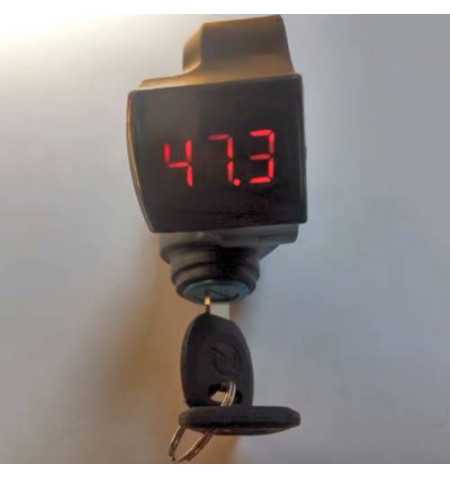 LCD Digital Battery Voltage Display with lock